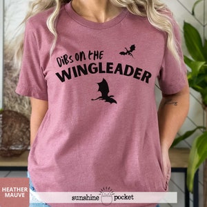 Wingleader Shirt, Xaden, Dragon Rider Fantasy, Book Reading Tshirt ...