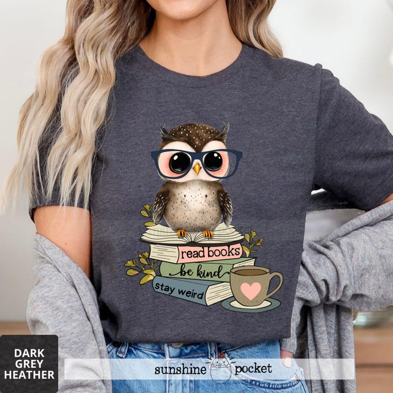 Funny Owl Book Shirts - Etsy