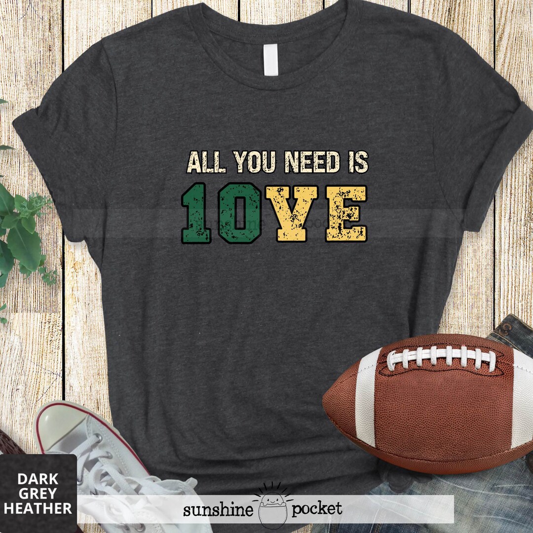 Love is All You Need Packers Tshirt, Funny Jordan Love Football Player ...