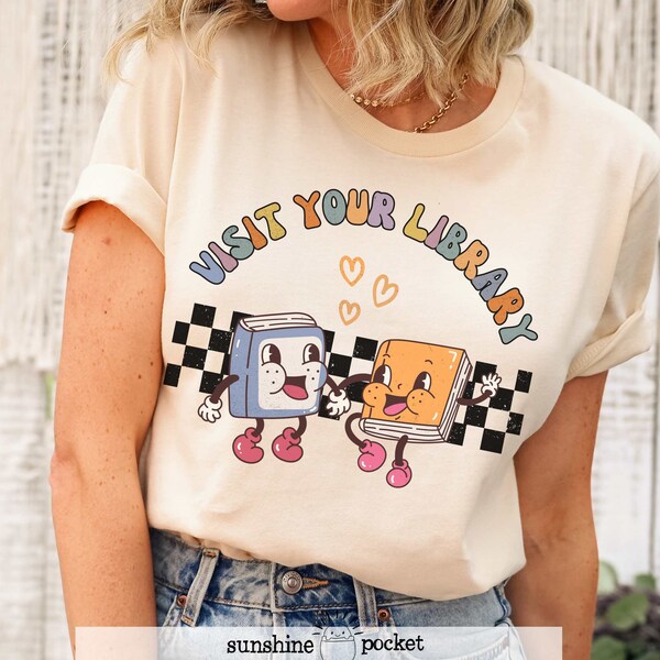 Library Shirt - Etsy