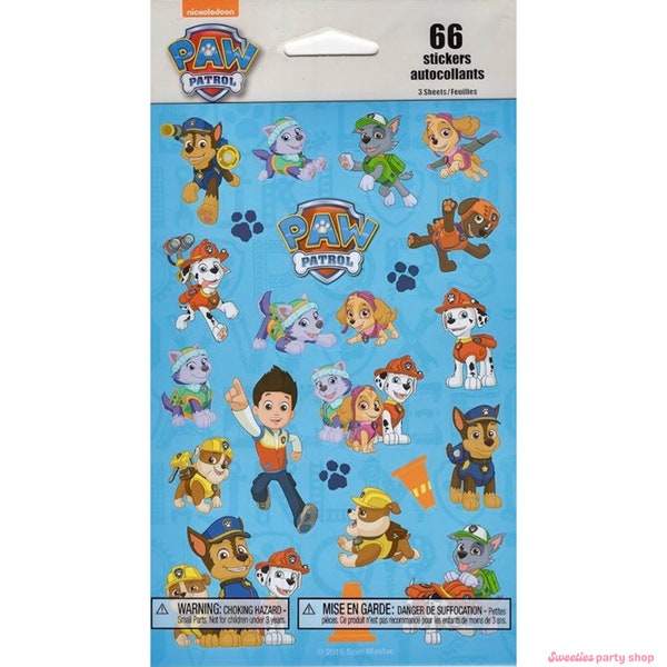 Paw Patrol Stickers - Etsy