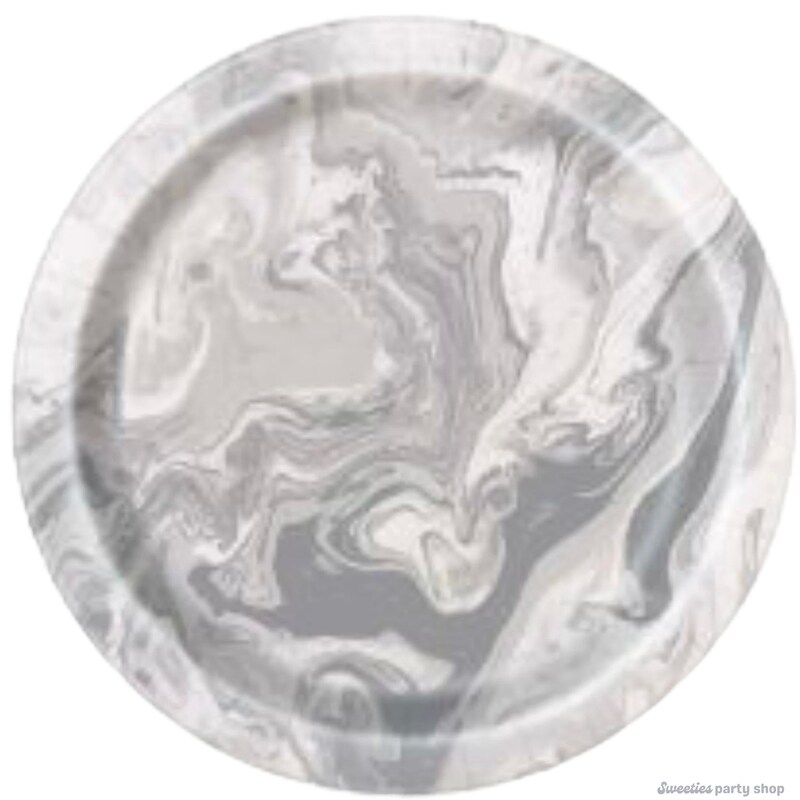 Silver Party Plates - Etsy