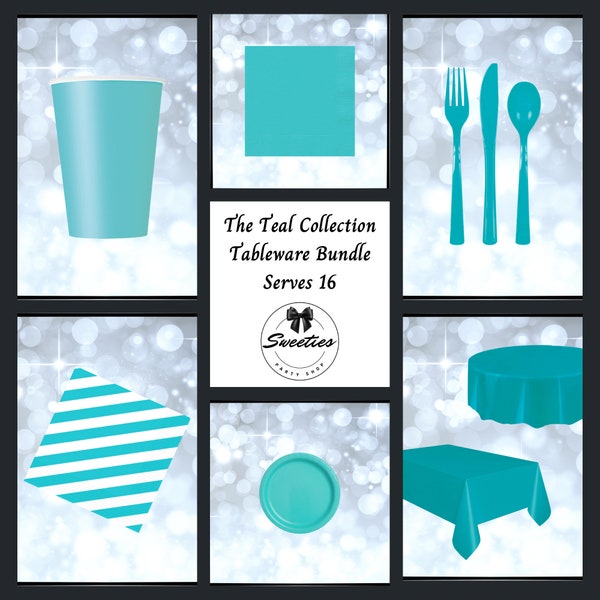 Teal Party Decor - Etsy