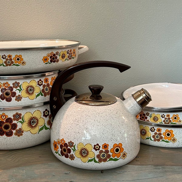 Enamel Harvest Blossom Crowning Touch - Etsy