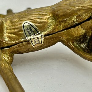 Brass Vintage Buck and Feeding Doe Figurines - Etsy