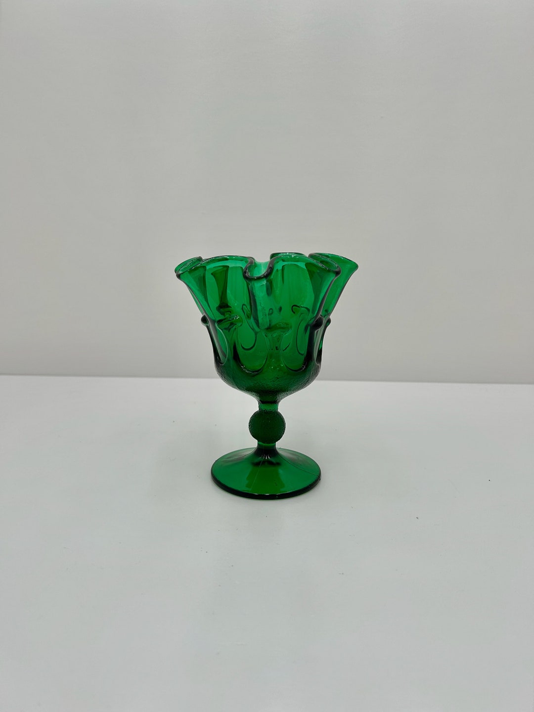 Emerald Green Stelvia Wayne Husted Pedestal Candy Dish - Etsy