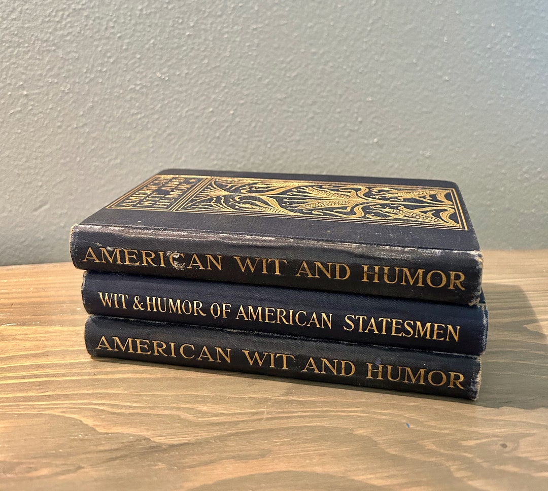 American Wit and Humor Trio of Antique Books - Etsy