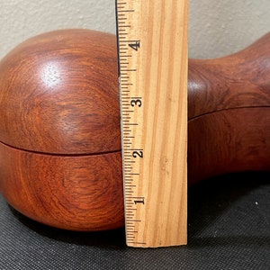 Handcrafted MCM Solid Wood Trinket or Spice Container With - Etsy