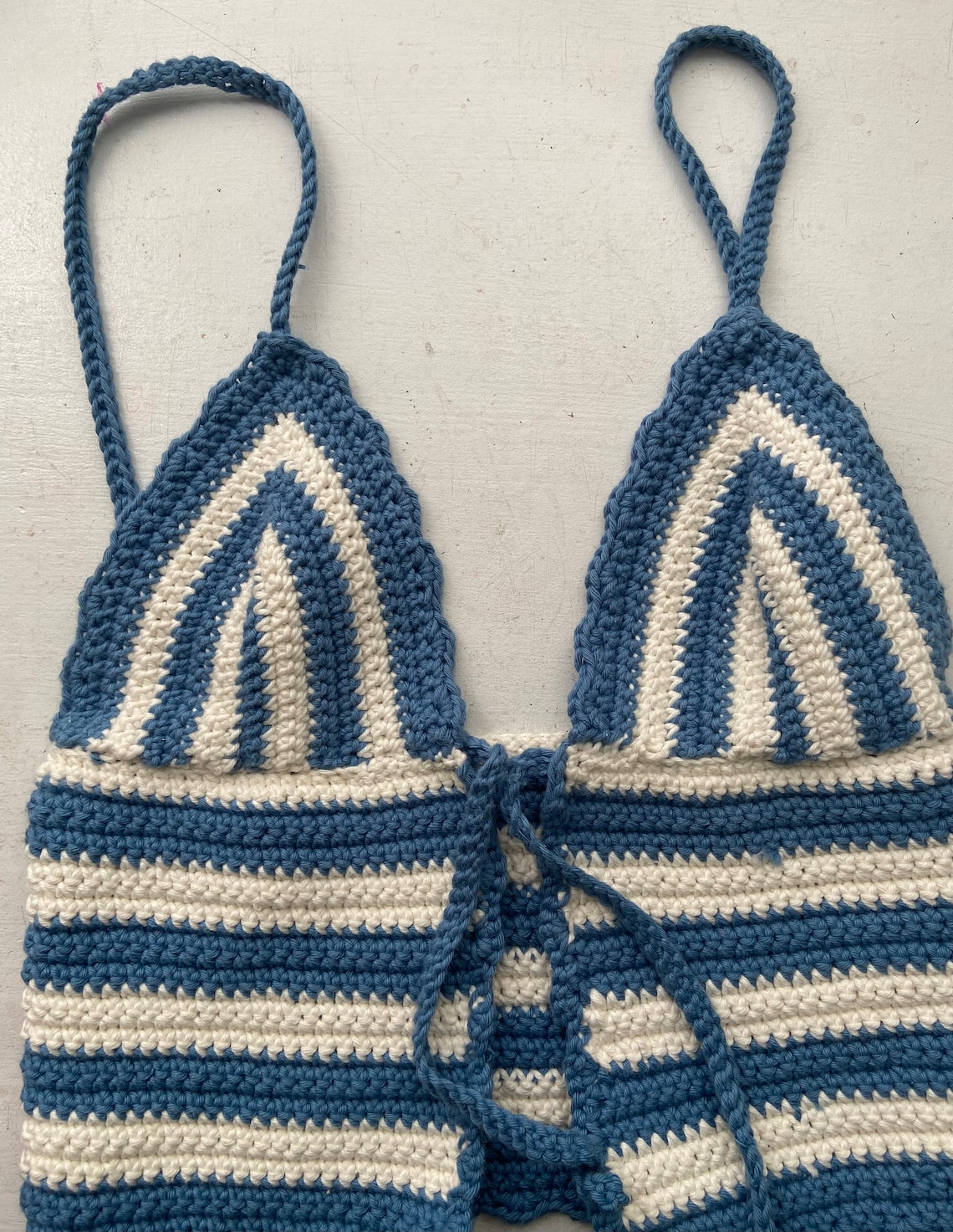 FRONT TIE TOP - !pdf Only! Crochet Pattern - Etsy