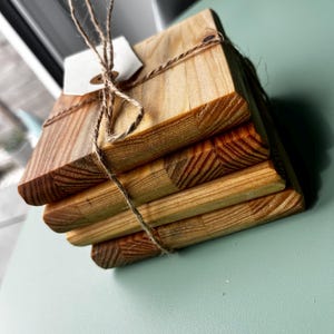 The "5 Counties Cheese" Pallet Wood Handmade Coasters - Etsy