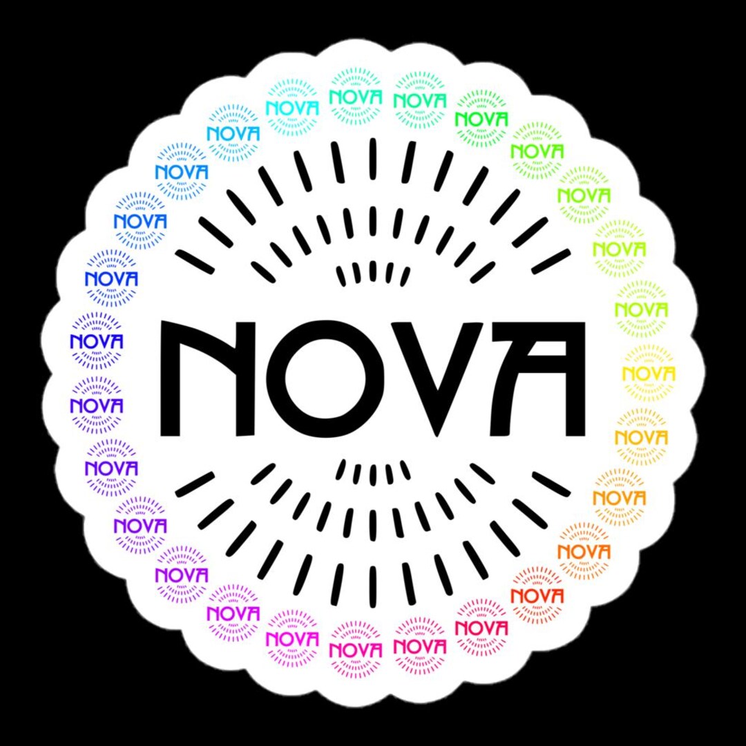 STICKER - "nova Logo" Printed on A Durable Bubble-free Vinyl. We Will ...