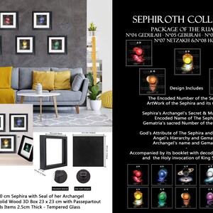 Tree of Life "king Solomon" Pack: the 10 Framed Sephiroth + Daath + the ...