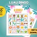 Luau Bingo Cards Hawaiian Bingo Aloha Bingo Luau Party Games Luau ...