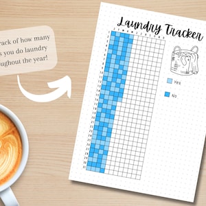 Laundry Tracker - PRINTABLE Journal Page - Planner Page - Daily Tracker ...