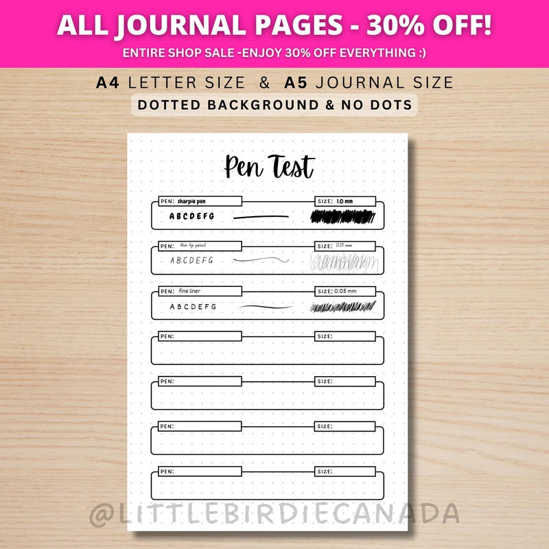 Pen and Ink Tracker - Etsy