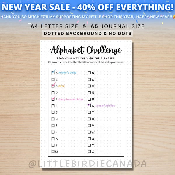 Alphabets - Etsy UK