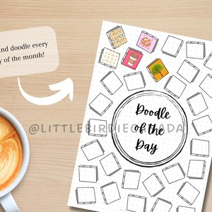 Book Doodle of the Day - PRINTABLE Journal Page - Planner Page ...