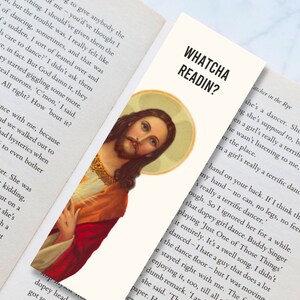 Peeking Jesus Bookmark Funny Jesus Bookmark Printable Bookmark Funny ...