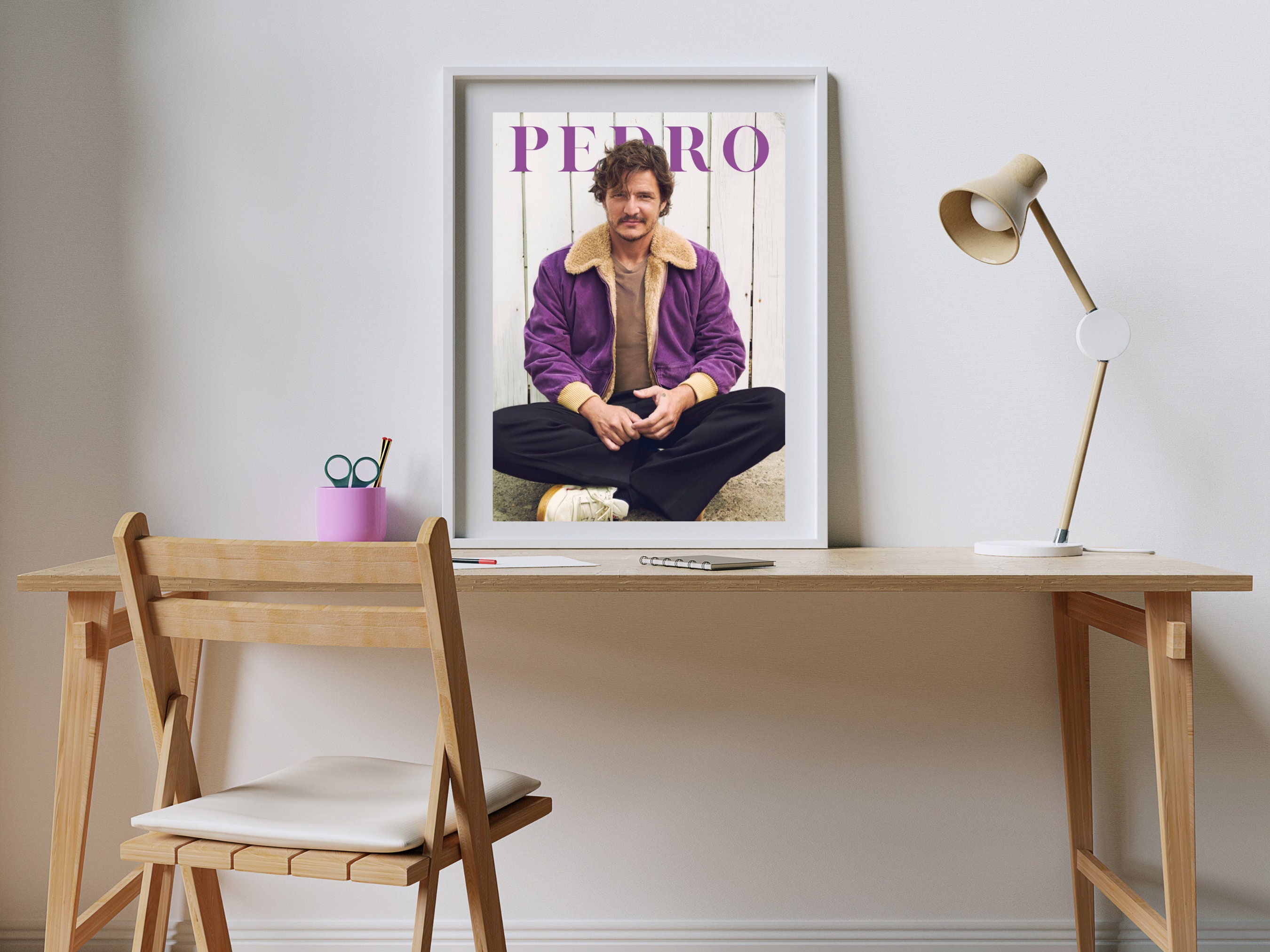 Pedro Pascal Wall Art Pedro Pascal Digital Art The Last Of Us Poster