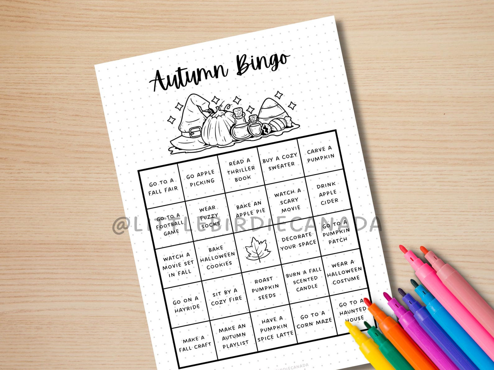 Seasonal Bingo Bundle - PRINTABLE Journal Pages - Winter Bingo - Summer ...