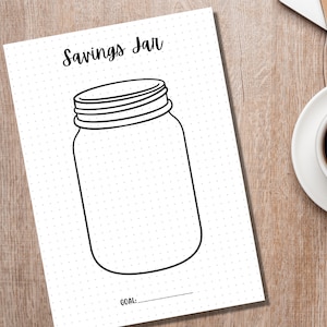 Savings Journal Page - PRINTABLE Journal Page - Printable Saving Game ...