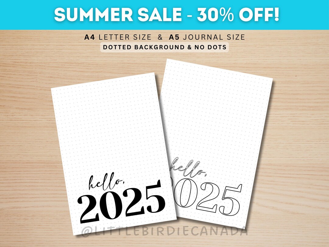 2025 Cover Page - 2025 Journal Page - PRINTABLE Title Page - 2025 Title ...