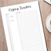 Crying Tracker - PRINTABLE Journal Page - Planner Page - Crying Log ...