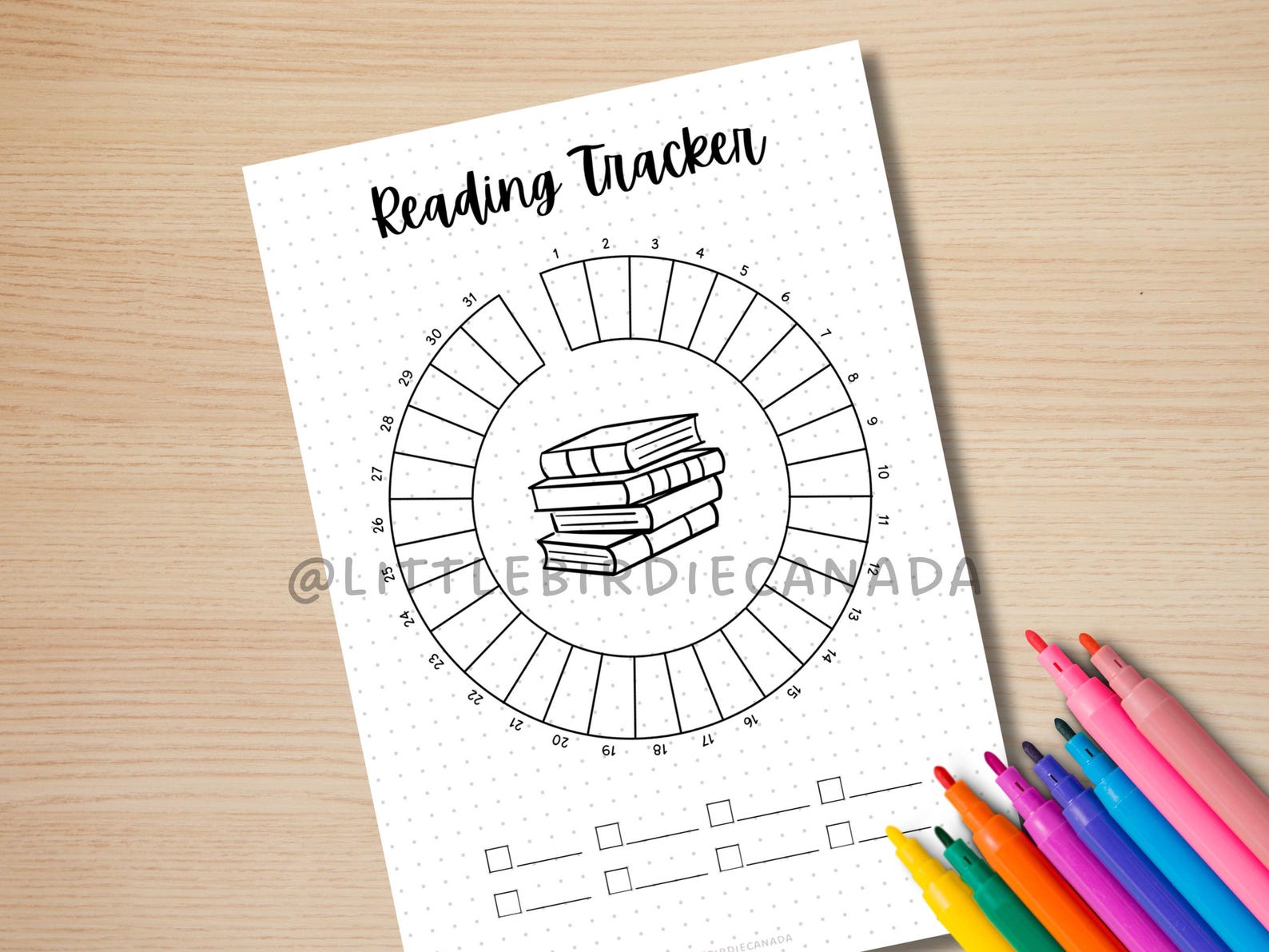 Reading Tracker - PRINTABLE Journal Page - Reading Challenge - Reading ...