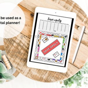 Saveopoly Savings Challenge - PRINTABLE Journal Page - Printable ...