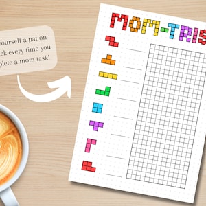 Mom-tris Tracker - PRINTABLE Journal Page - Planner Page - Monthly ...