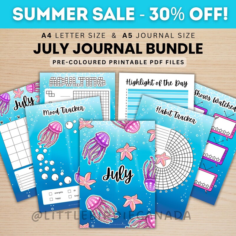 Printable Journal - Etsy