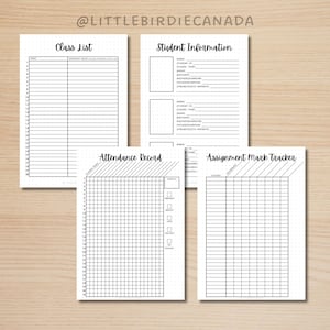 Teacher Planner Bundle - PRINTABLE Teacher Journal Pages - Teacher ...