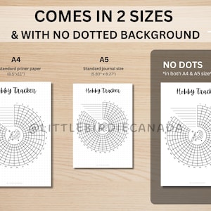 Hobby Tracker - PRINTABLE Journal Page - Habit Tracker - Hobby Journal ...