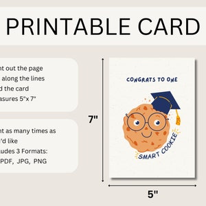 PRINTABLE Congratulations Card - Graduation Card - Card for Grad ...