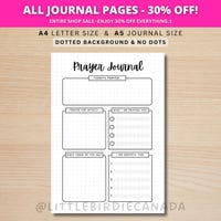 Printable Prayer Journal. Scripture. Daily Affirmations. Prayers. - Etsy