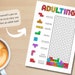 Adulting Tracker - PRINTABLE Journal Page - Monthly Tracker - Fun Habit ...