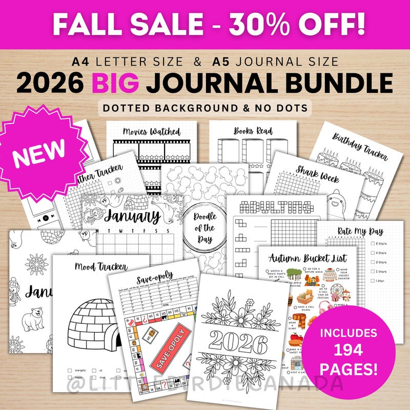 Journal Bullet Journals - Etsy