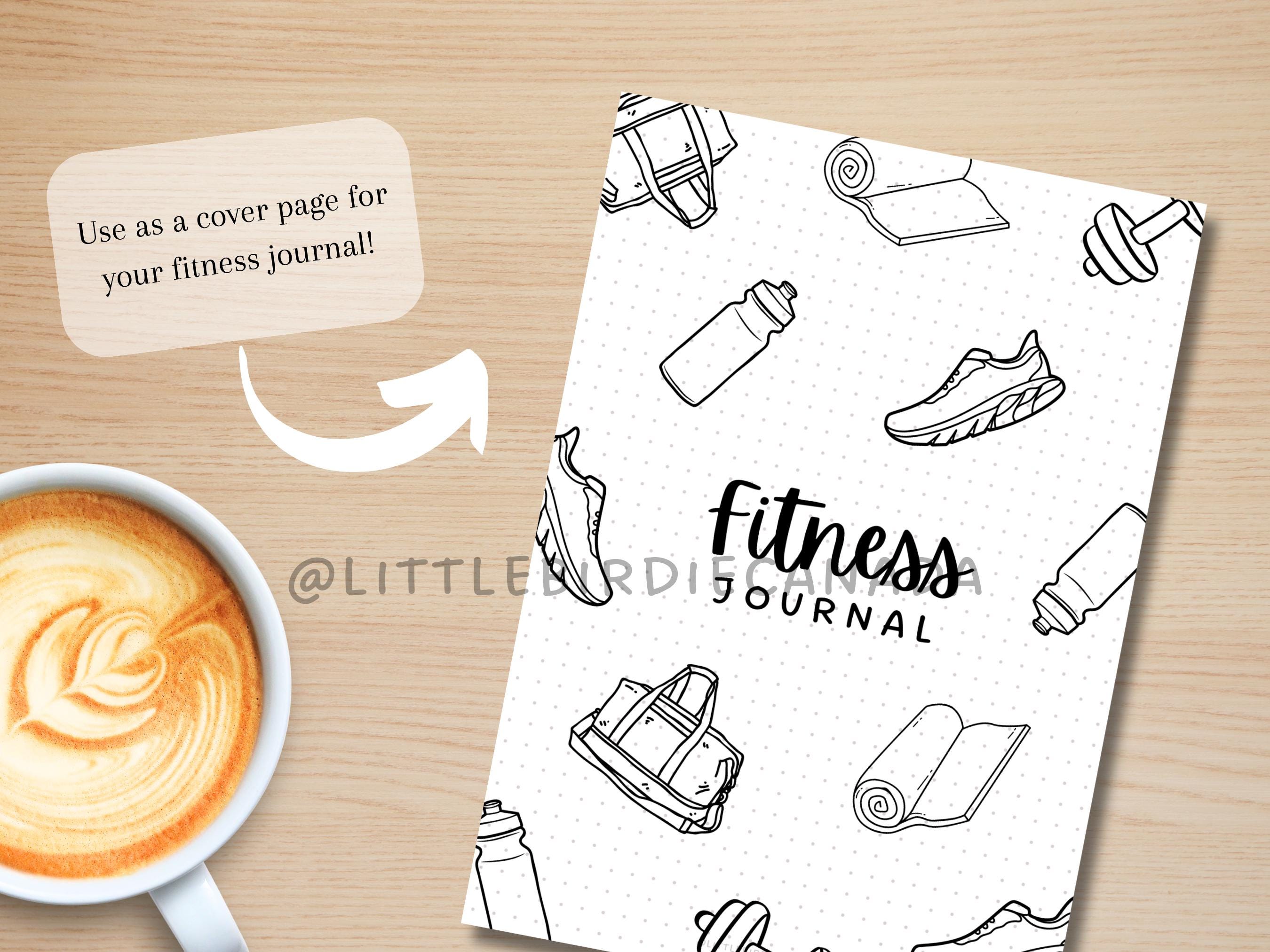 Fitness Journal Title Page - PRINTABLE Fitness Journal Page - Fitness ...