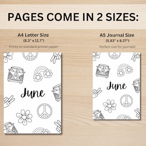 June Title Page June Calendar PRINTABLE Calendar Printable Title Page ...
