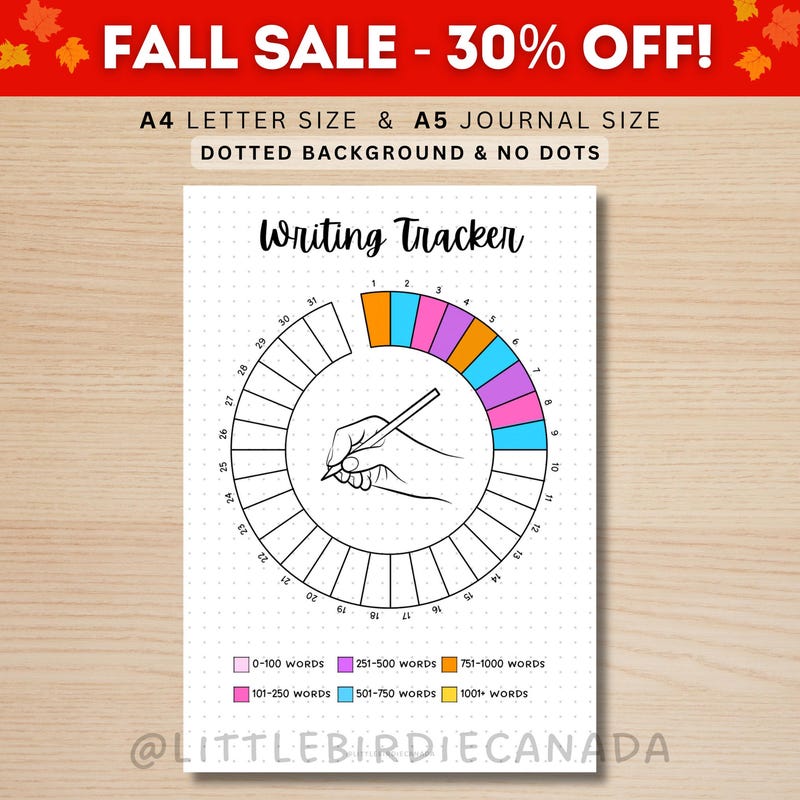 Writing Word Template - Etsy UK