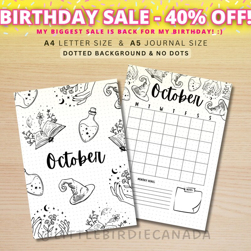 October - Etsy
