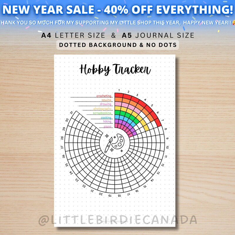 Printable Hobby Pages - Etsy UK