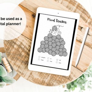 Cat Mood Tracker - PRINTABLE Journal Page - Planner Page - Feelings ...