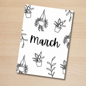 March Title Page March Calendar PRINTABLE Calendar Printable Title Page ...