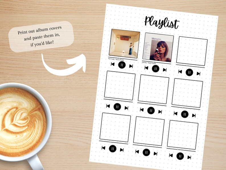 Monthly Music Playlist Page A5 Journal Page Printable - Etsy Australia Monthly Music Playlist Page A5 Journal Page Printable - Etsy Australia
