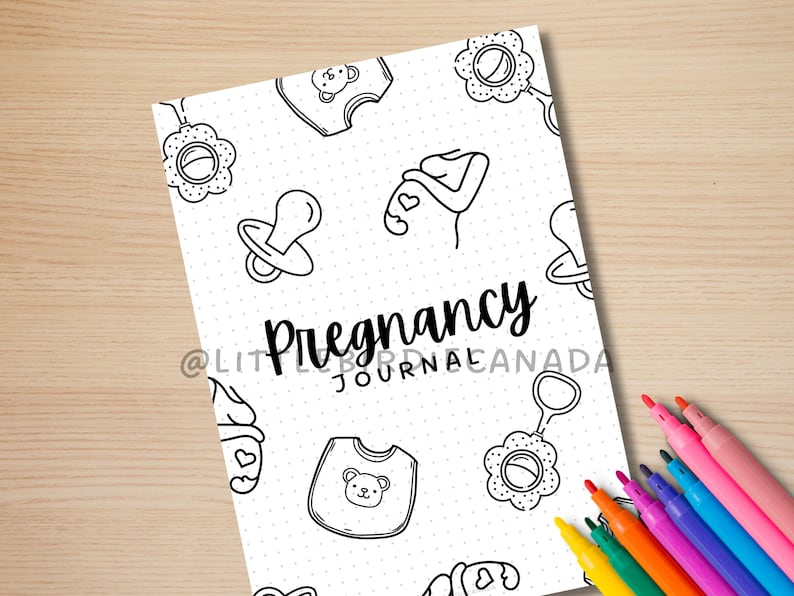 Pregnancy Journal Title Page - PRINTABLE Journal Page - Pregnancy ...
