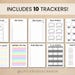 Monthly Trackers Bundle - PRINTABLE Journal Pages - Digital Planner ...