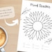 Sunflower Mood Tracker PRINTABLE Journal Page Planner Page Feelings ...