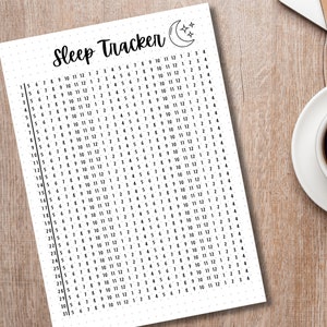 24 Hour Sleep Tracker - PRINTABLE Journal Page - Monthly Sleep Tracker ...
