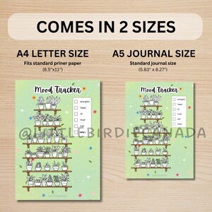 Plant Mood Tracker - PRINTABLE Journal Page - Colored Journal Page ...